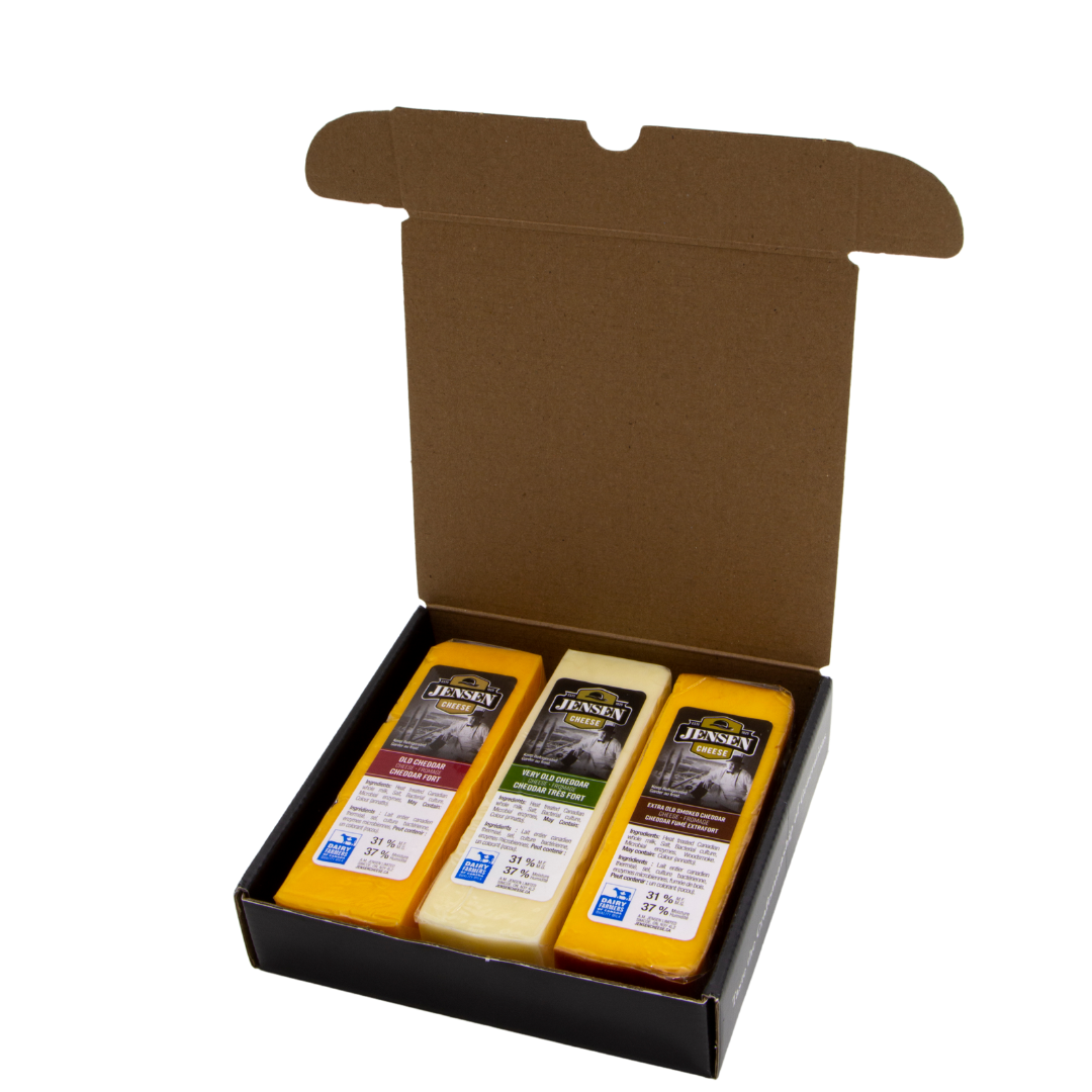 Jensen 3-piece Gift Box– Jensen Cheese